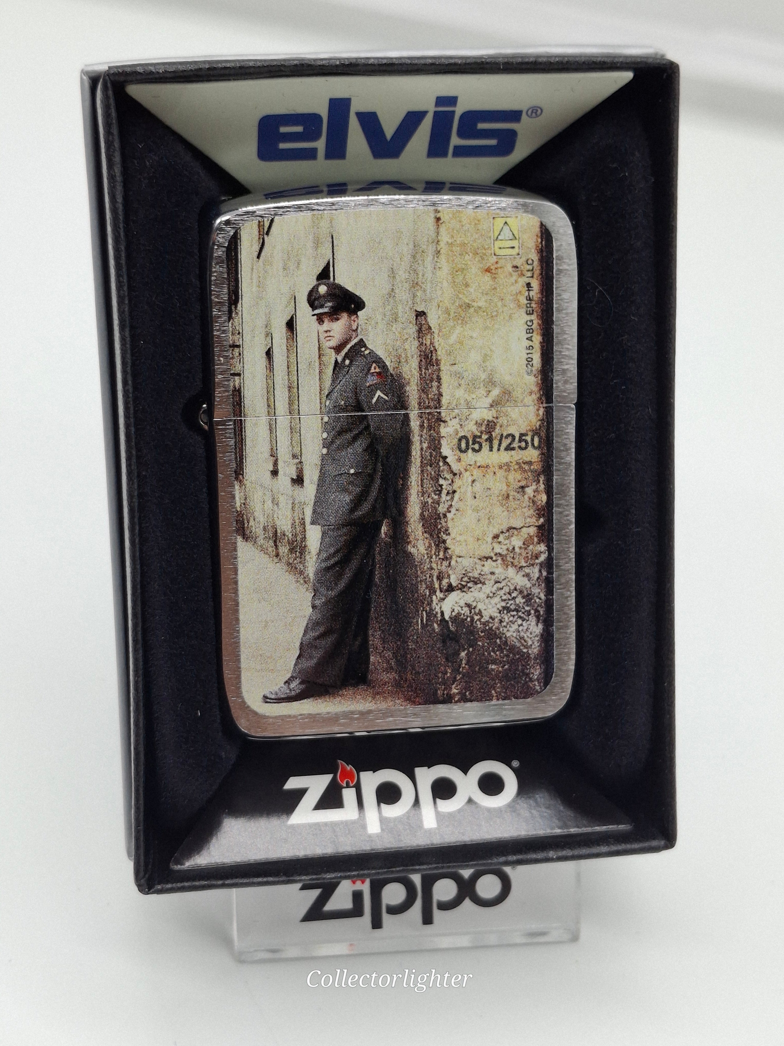 Zippo petrol lighter - Elvis 75th Birthday 2010 Limited Edition 24867 ...